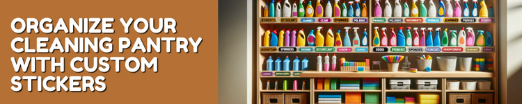Organize Your Cleaning Pantry with Custom Sticker Sheets – Sira Print Inc.