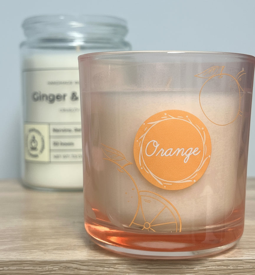 Clear Candle Labels | Custom Clear Labels for Candles – Sira Print ...
